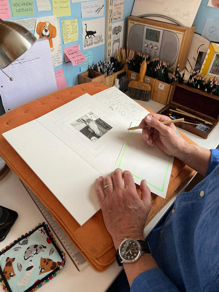 We’re ‘off the leash’ with cartoonist Rupert Fawcett